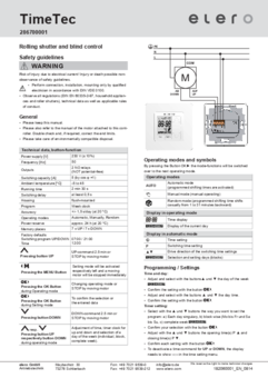TimeTec daily and weekly timer